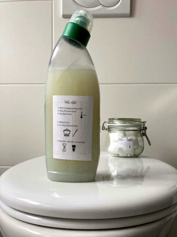 WC-Reinigungsgel selbermachen » BASTELRADO